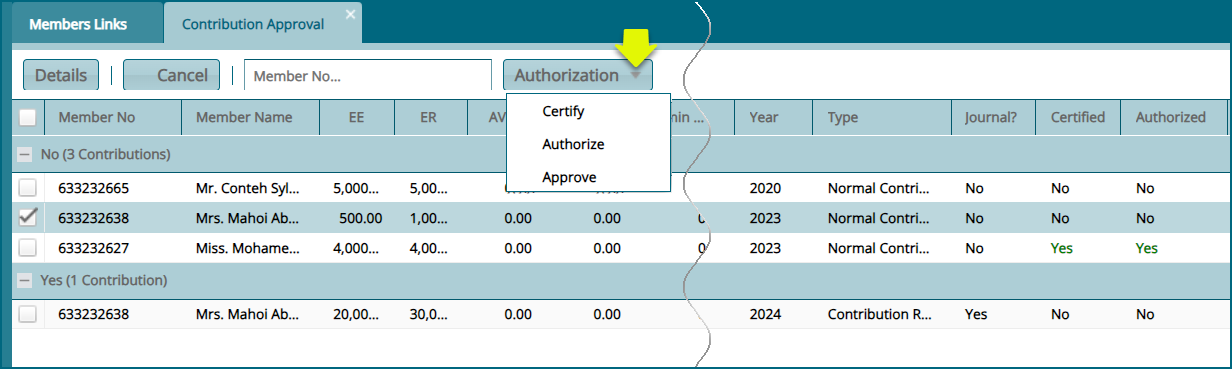 Contributions | FundMaster Xc
