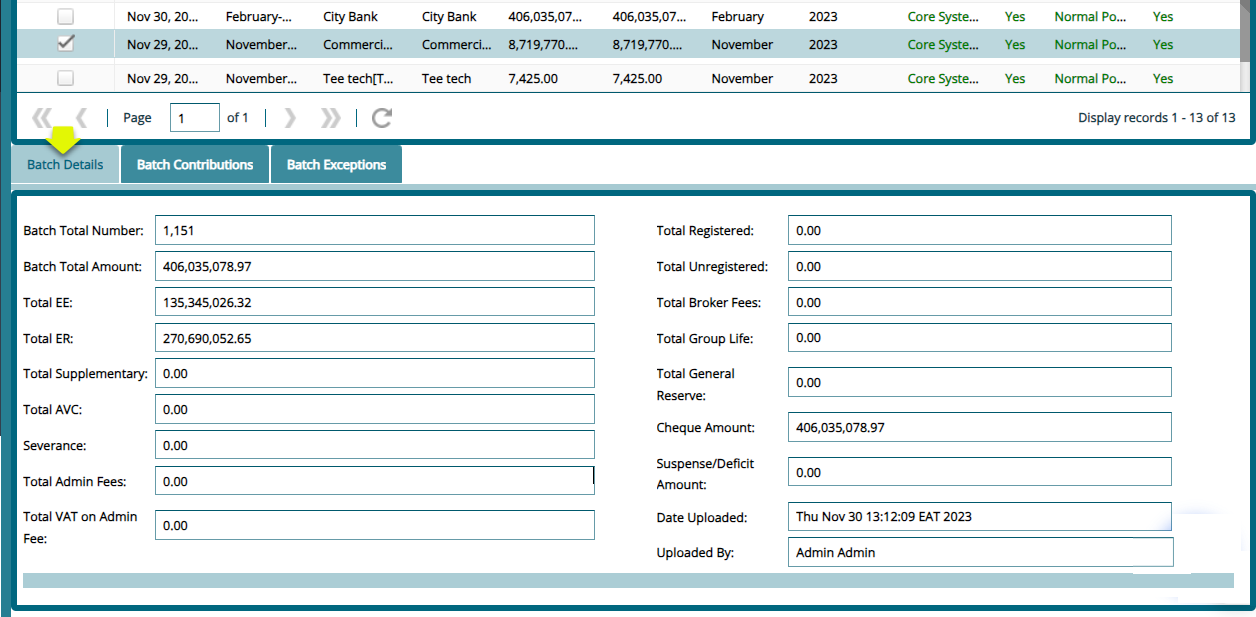 Contributions | FundMaster Xc