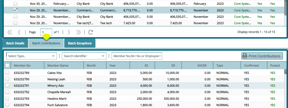 Contributions | FundMaster Xc